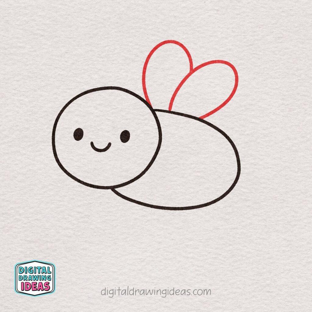 How to draw a bee - Digital Drawing Ideas