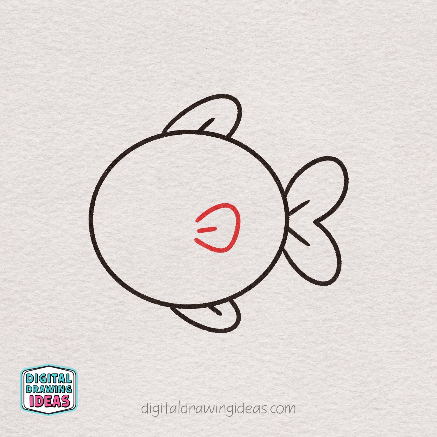 How to Draw a Fish - Digital Drawing Ideas