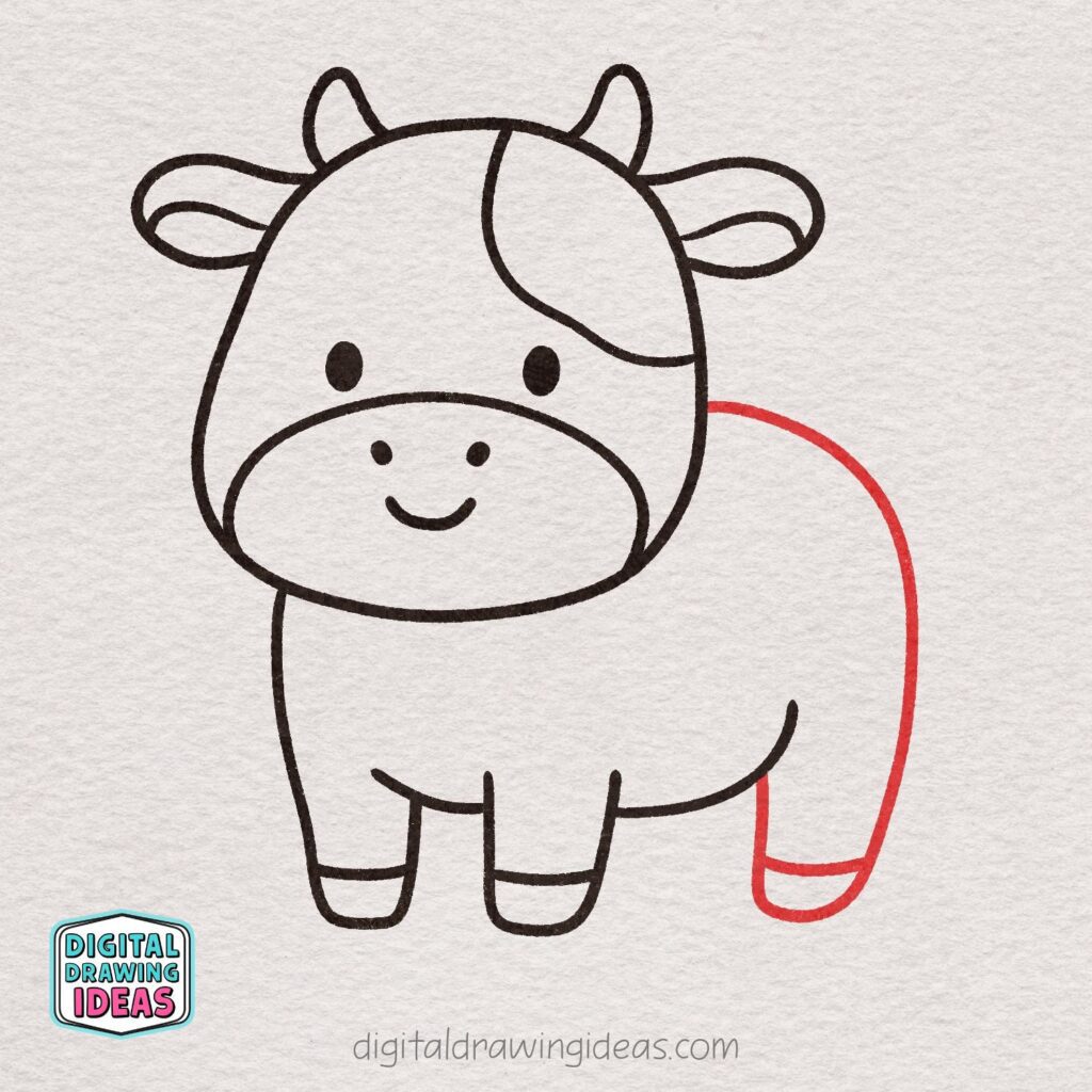 How to Draw a Cow - Digital Drawing Ideas