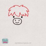 How to Draw a Highland Cow - Digital Drawing Ideas