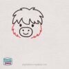 How to Draw a Highland Cow - Digital Drawing Ideas