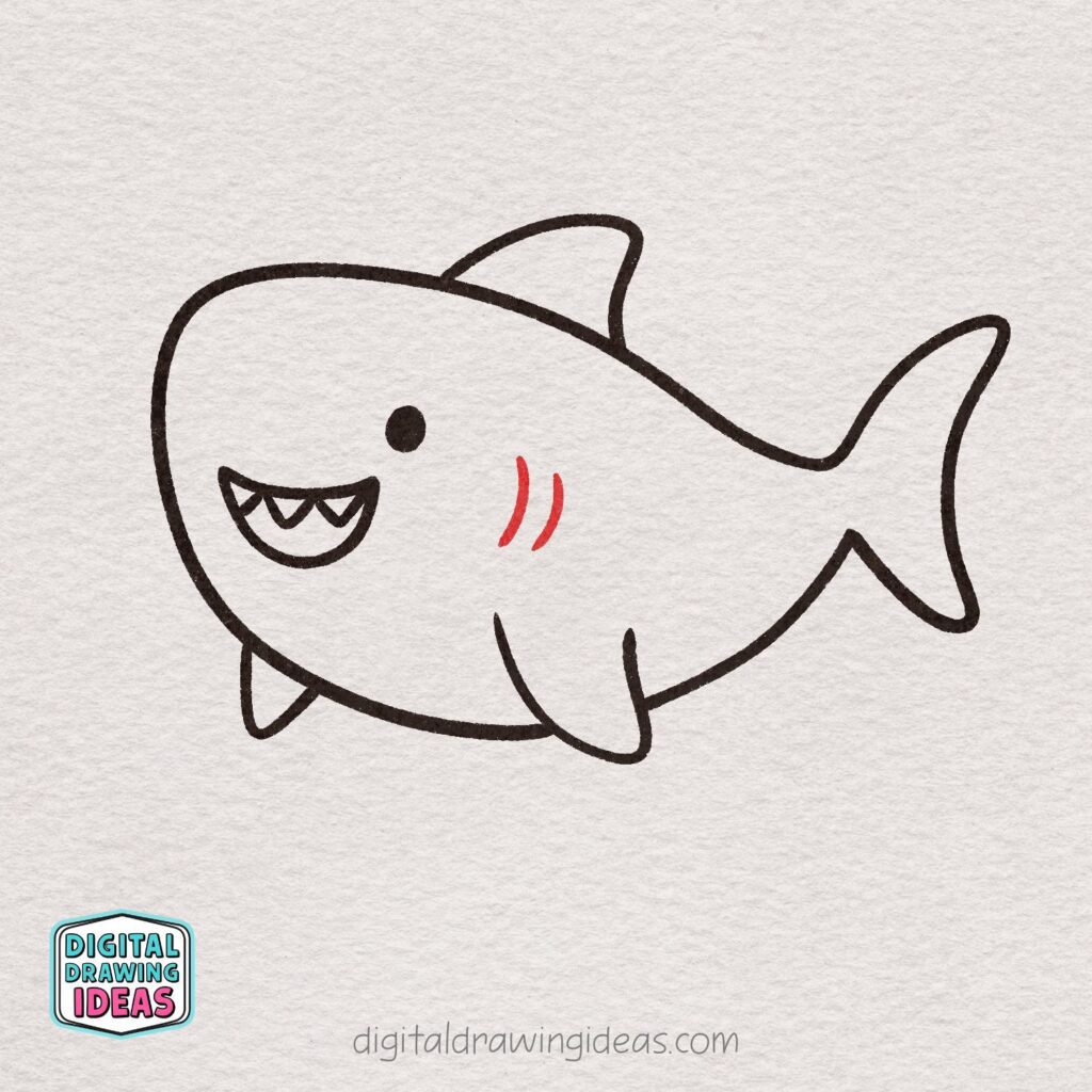 How to Draw a Shark - Digital Drawing Ideas
