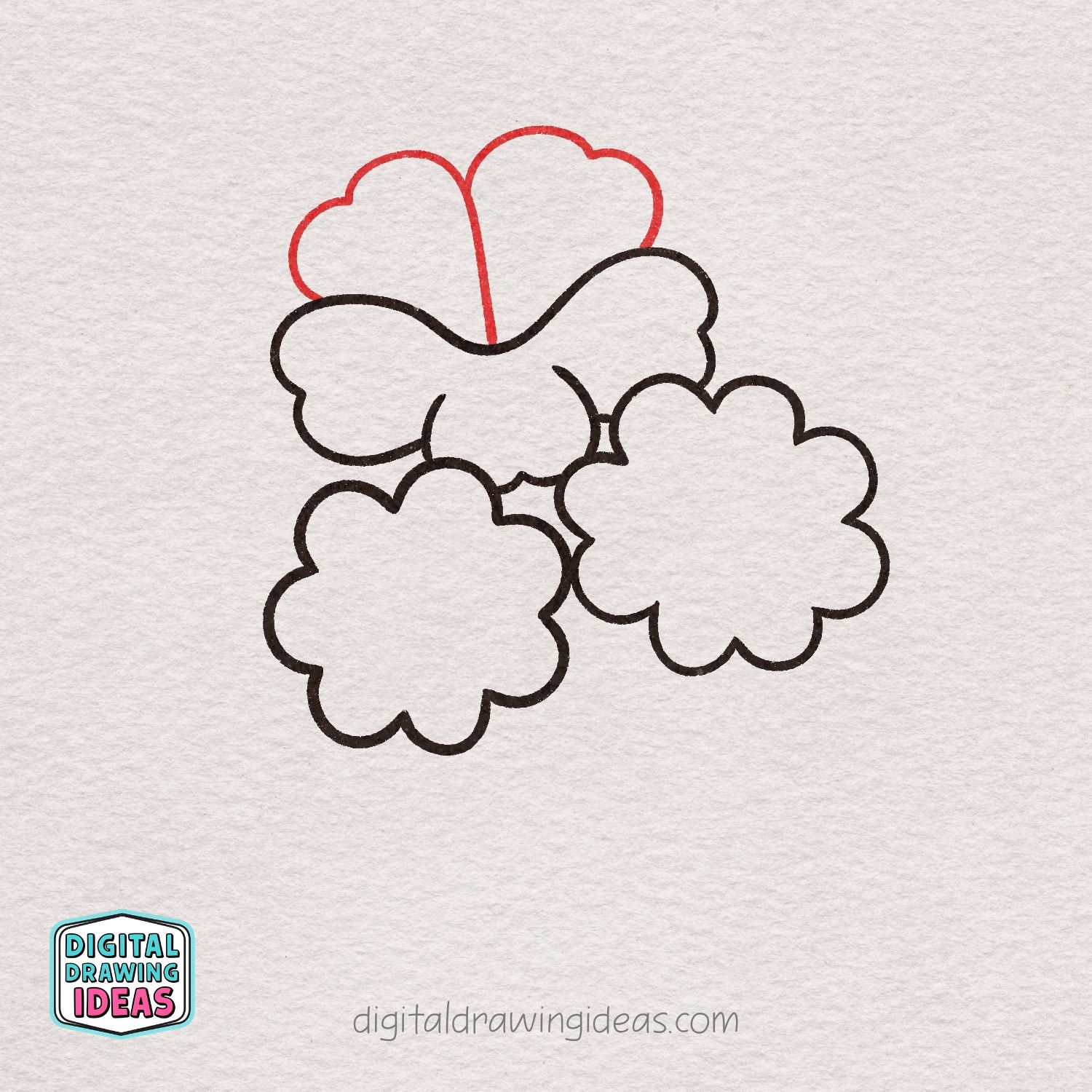 How to Draw a Flower Bouquet - Digital Drawing Ideas