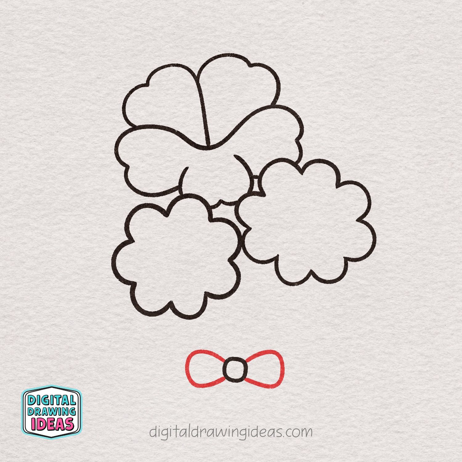 How to Draw a Flower Bouquet - Digital Drawing Ideas