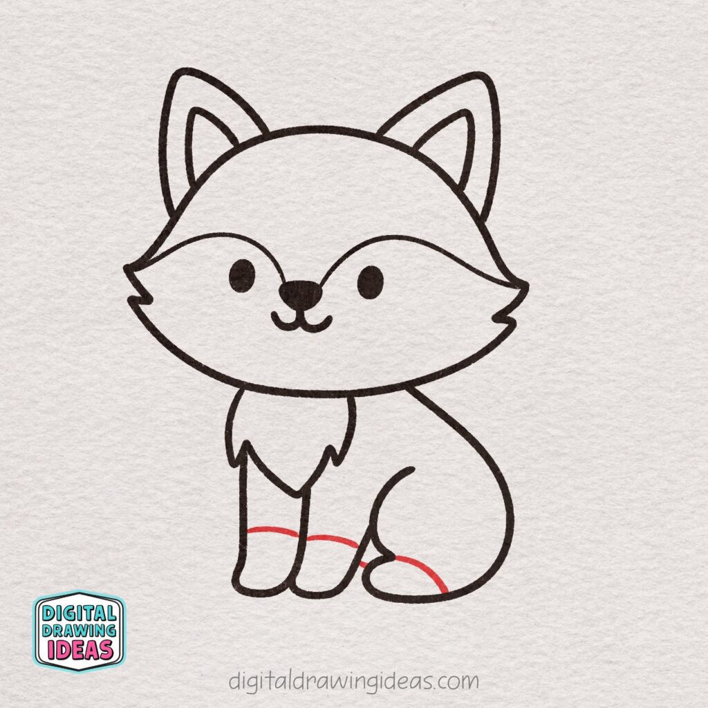 How to Draw a Fox - Digital Drawing Ideas