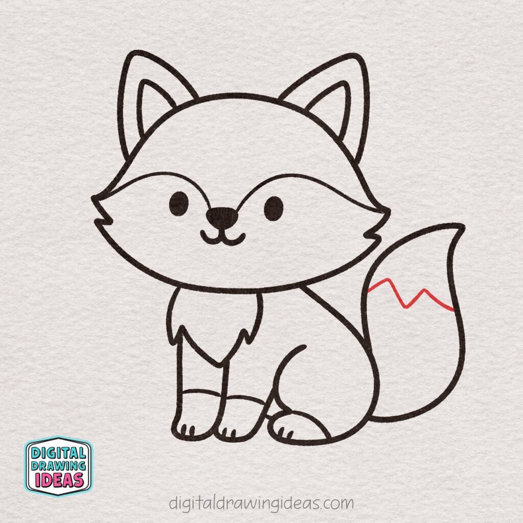 How to Draw a Fox - Digital Drawing Ideas