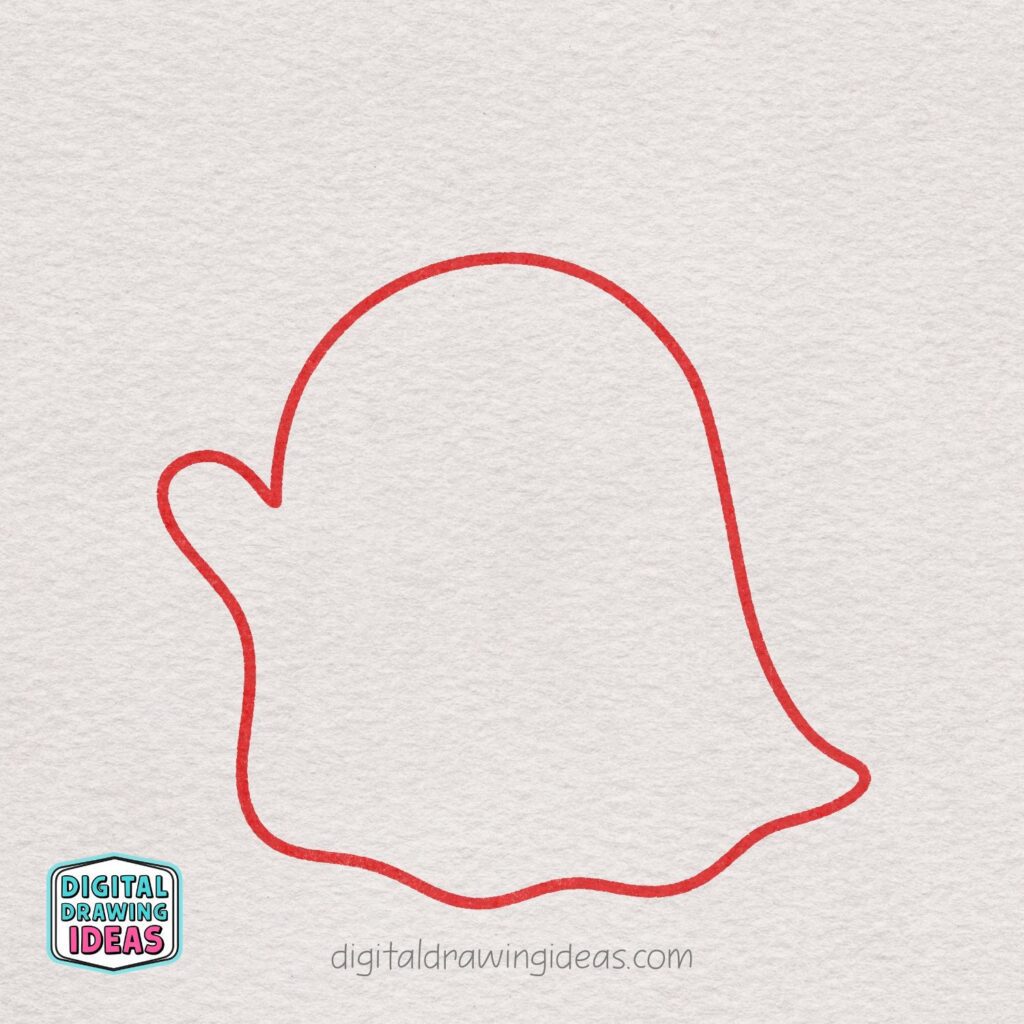 How to Draw a Ghost - Digital Drawing Ideas