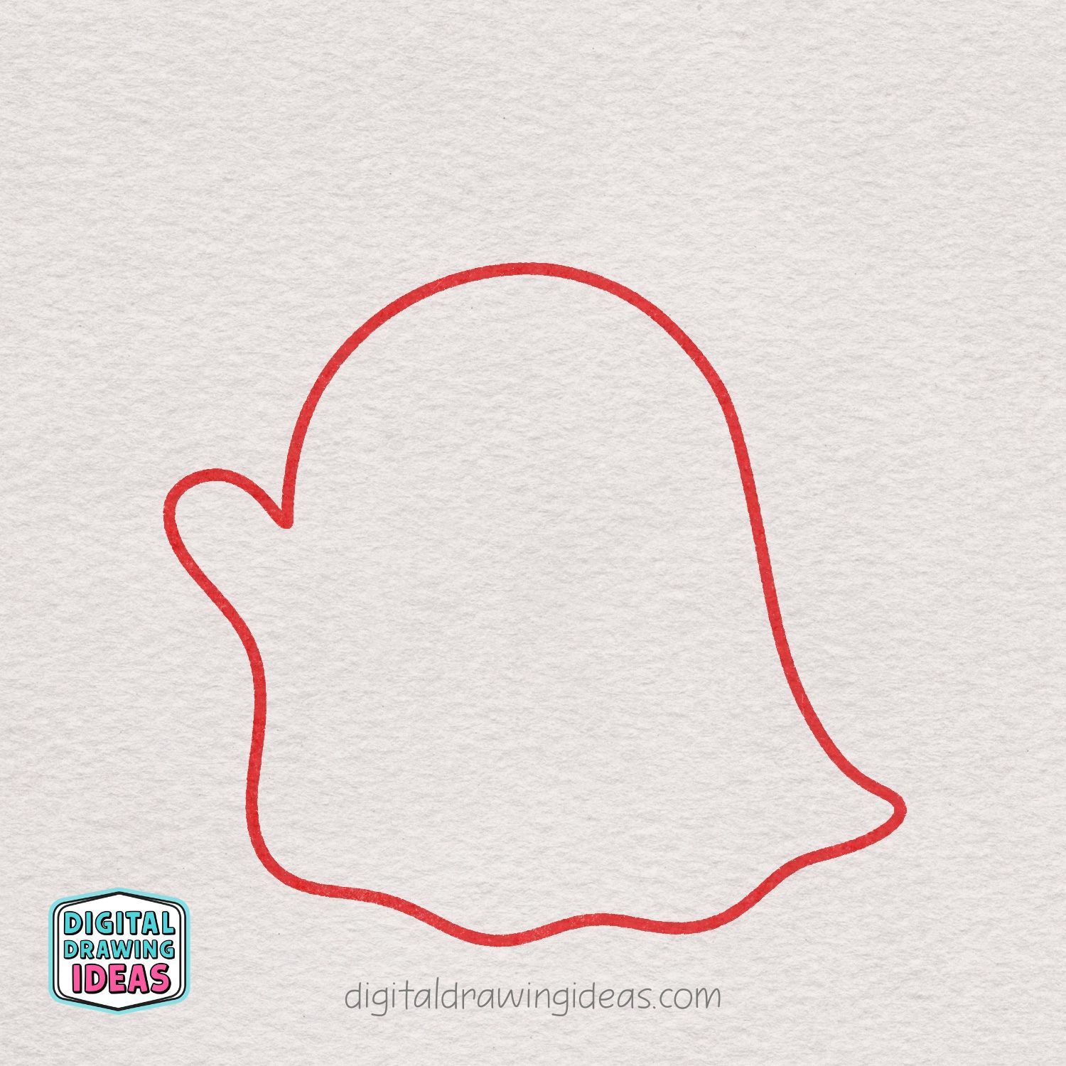 How to Draw a Ghost - Digital Drawing Ideas