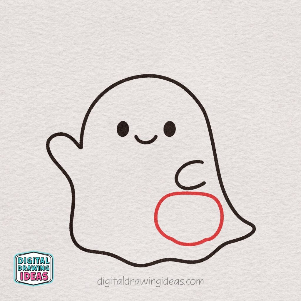 How to Draw a Ghost - Digital Drawing Ideas