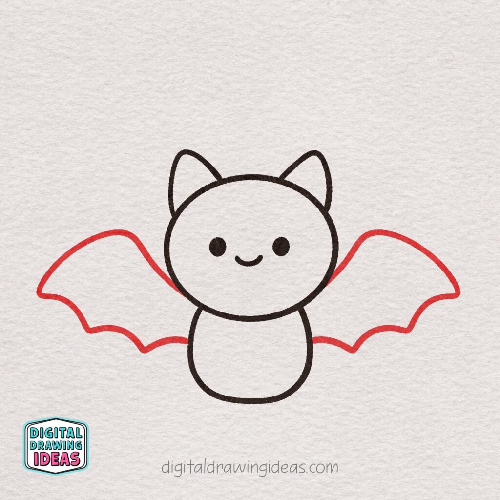 How to Draw a Bat - Digital Drawing Ideas