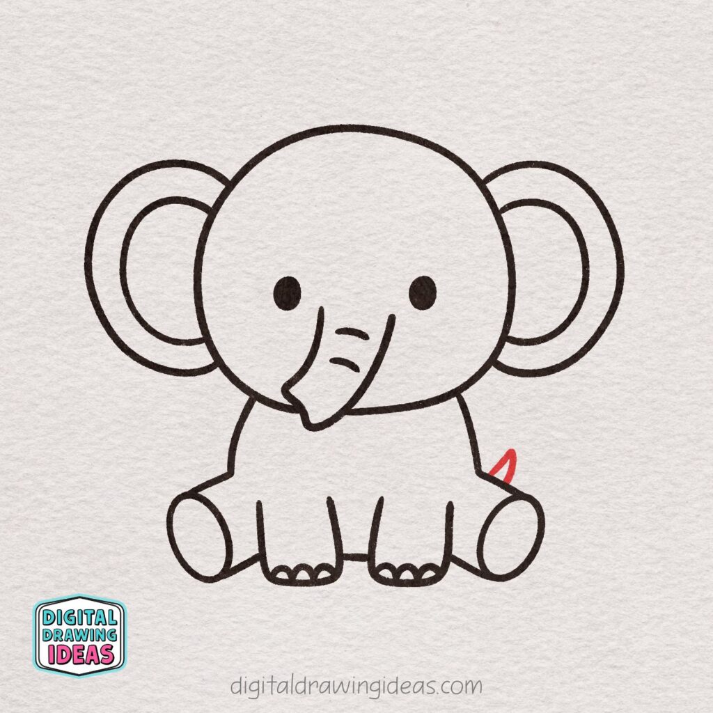 How to Draw an Elephant - Digital Drawing Ideas
