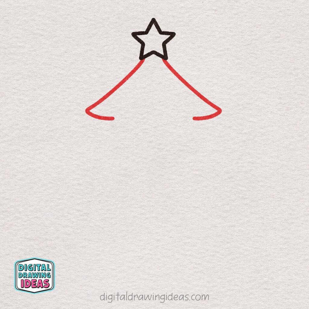 How to Draw a Christmas Tree - Digital Drawing Ideas