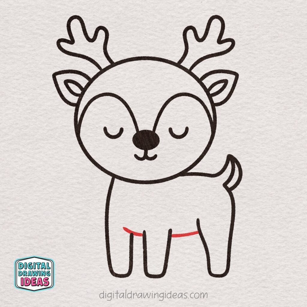How to Draw a Deer - Digital Drawing Ideas