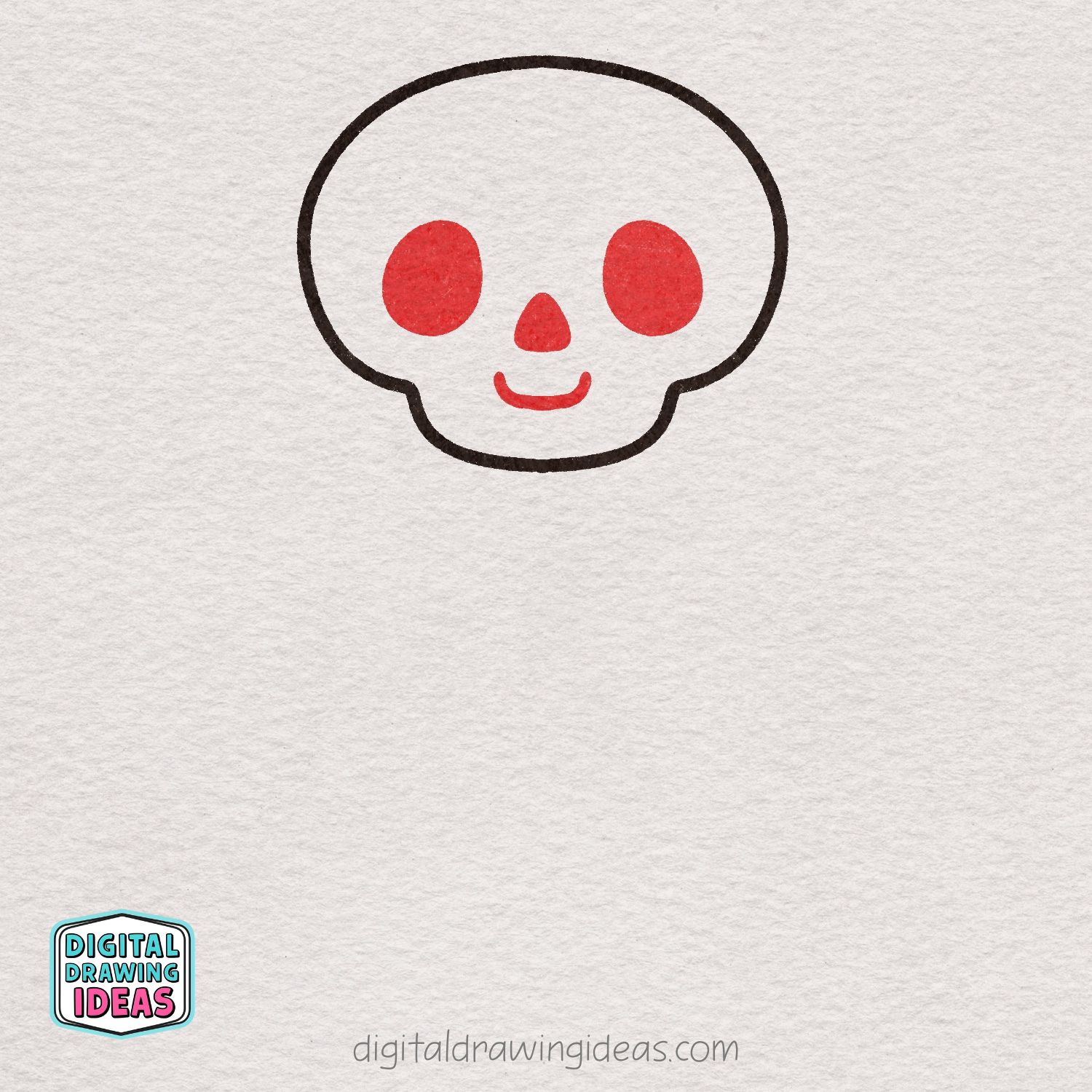 How to Draw a Skeleton - Digital Drawing Ideas