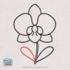 How to Draw an Orchid Flower - Digital Drawing Ideas