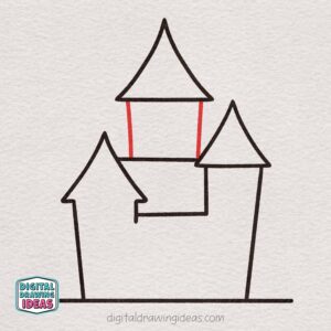 How to Draw a Haunted House - Digital Drawing Ideas