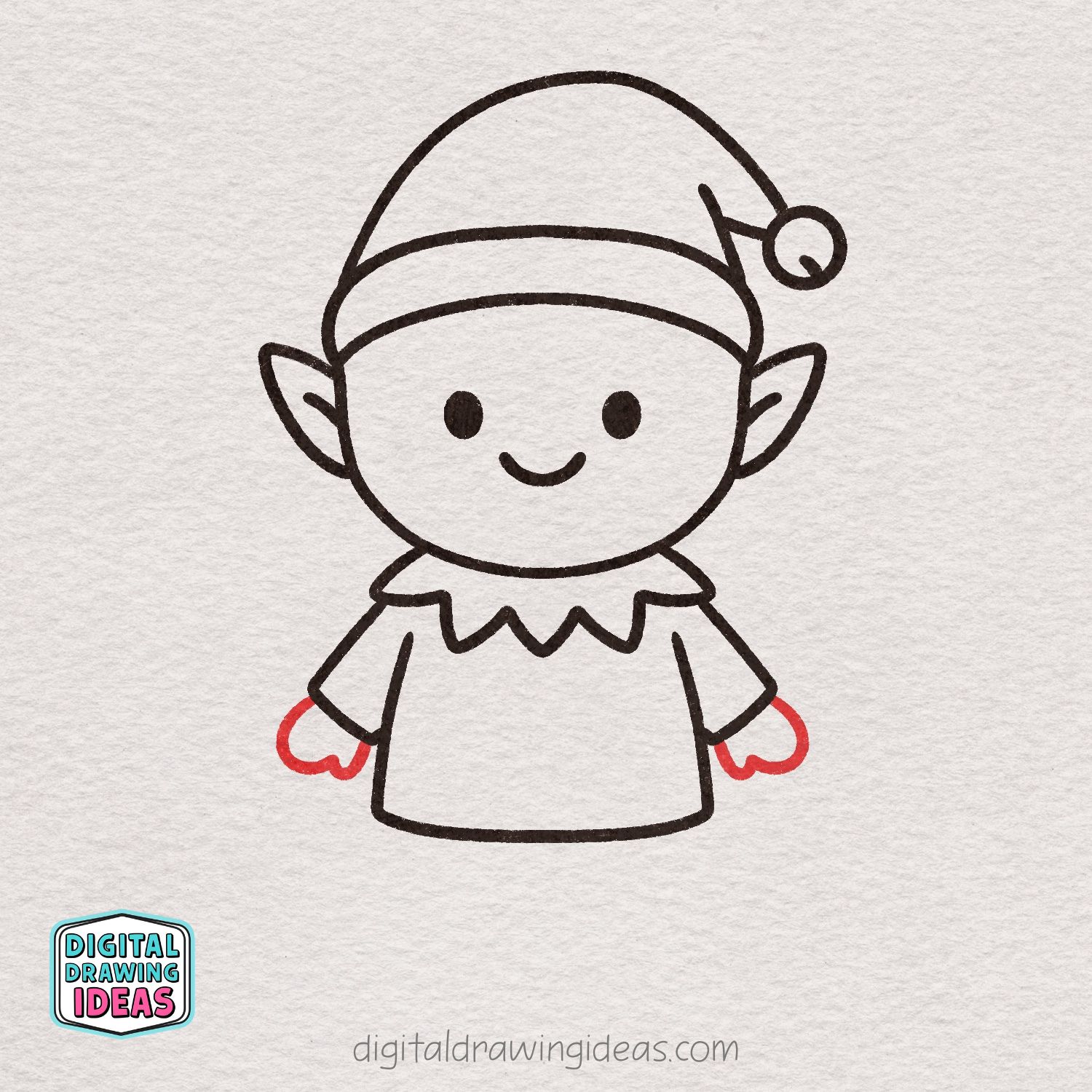 How to Draw an Elf - Digital Drawing Ideas