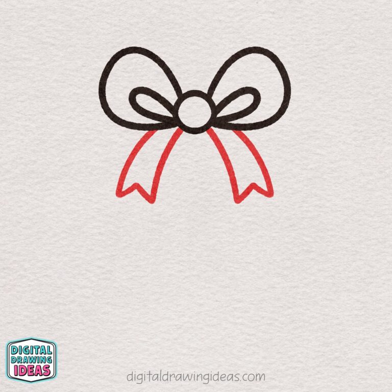 How to Draw a Christmas Present - Digital Drawing Ideas