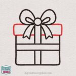 How to Draw a Christmas Present - Digital Drawing Ideas