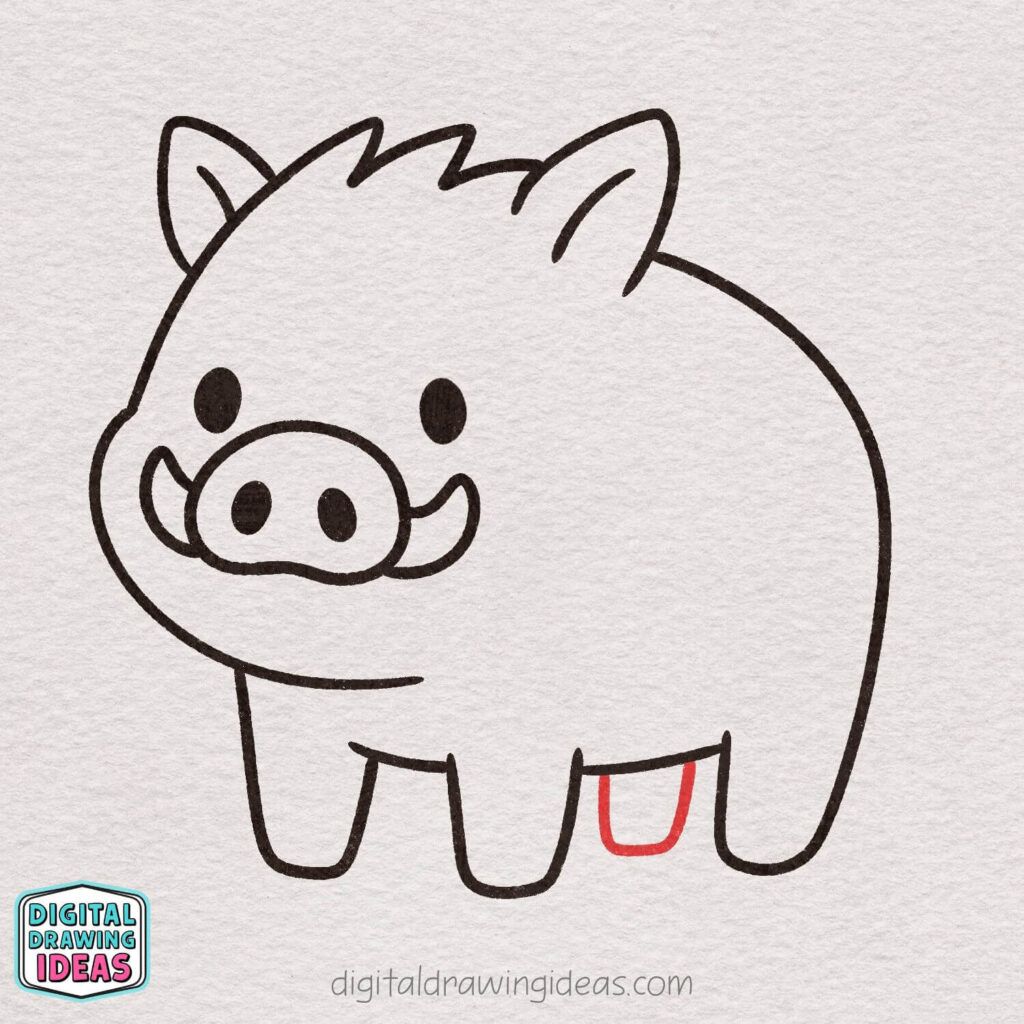 How to Draw a Boar - Digital Drawing Ideas