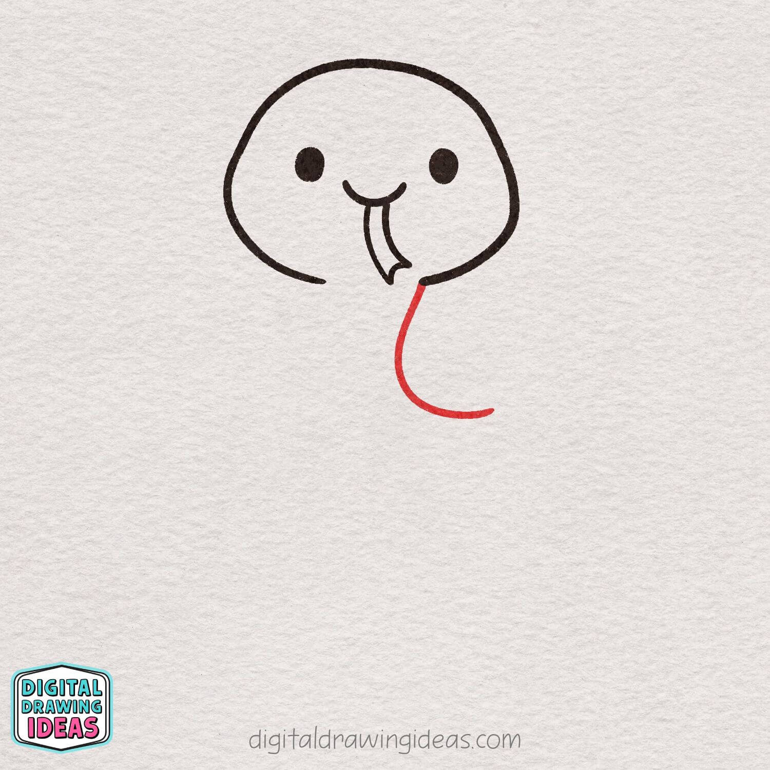 How to Draw a Snake - Digital Drawing Ideas