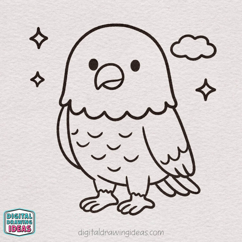 How to Draw an Eagle - Digital Drawing Ideas