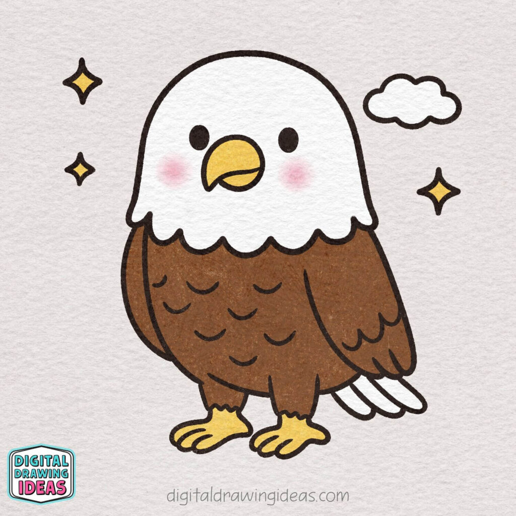 How to Draw an Eagle - Digital Drawing Ideas